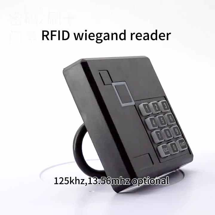 Wiegand 26/34 Interface Access Control IC ID Card Reader Keyboard Password Wiegand RFID Reader ...