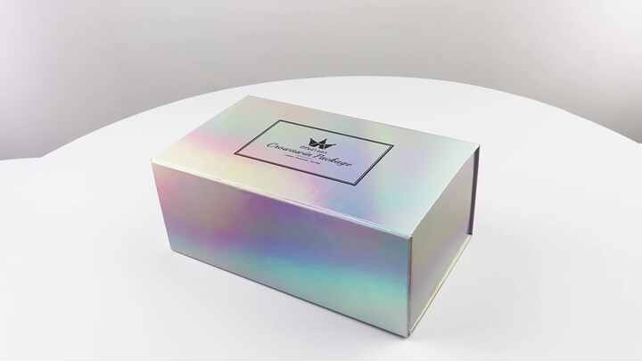 Crown win hologram holographic holographicmailing folded gift box ...