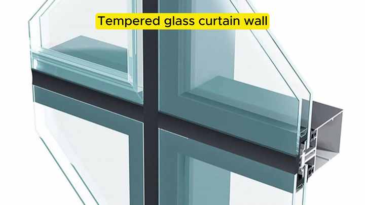 Modern Design Waterproof Window Wall Facade Hotels Office Buildings ...