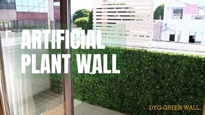 Artificial Hedge Fence - Vertical Garden Green Wall