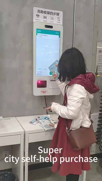 Self Service Checkout Kiosk - Efficient Restaurant Ordering