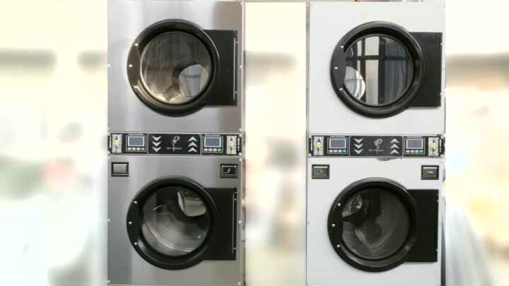 Self-services Credit Card Laundry Washing Machine Stack