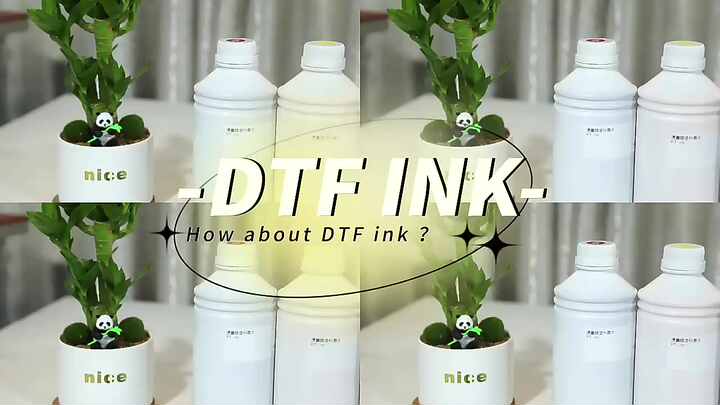 Upgrade DTF Print Ink Hot Sale Fluorescent Ink with Premium CMYK+W for ...