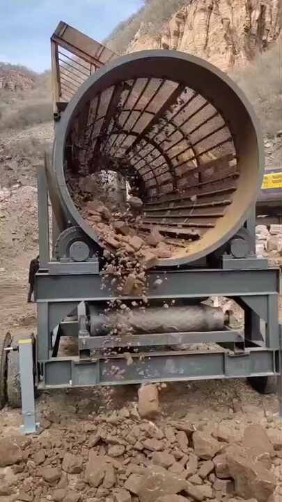 FETECH Customized Trommel Rotary Drum Screen Machine Trommel Scrubber ...