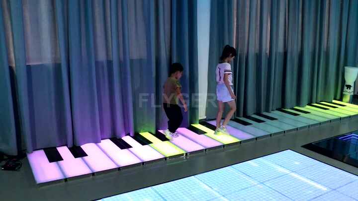 Customizable Induction Interactive Floor Piano 100*30cm