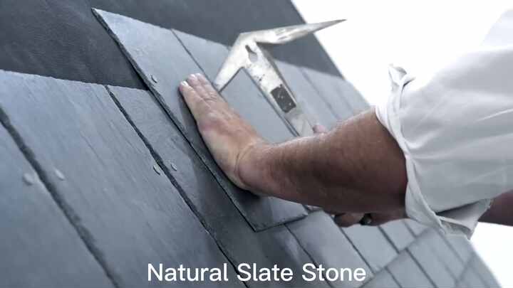 CE Certified Black Slate Roof Tiles | Custom Sizes | Durable Natural ...