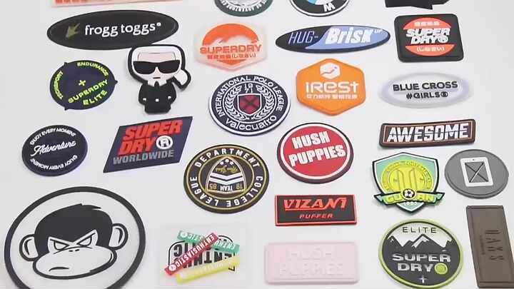 Custom Tactical Gear Uniform Silicone Patches by WEICHENG