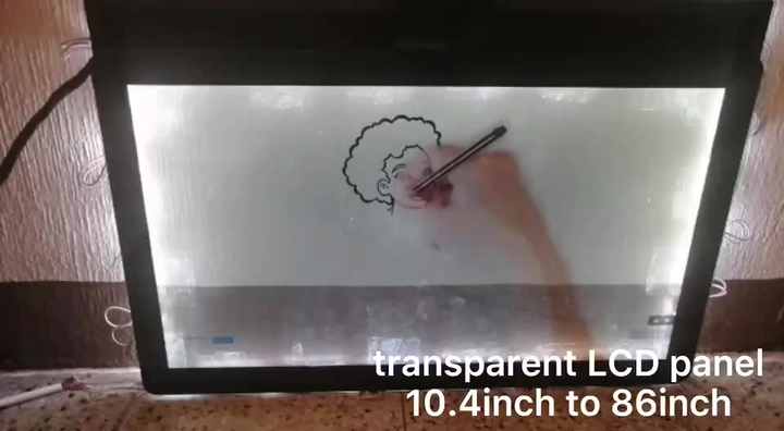 23.6 Inch Transparent LCD Display Screen for Advertising