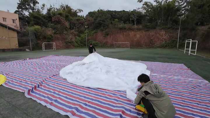 5m Dia Movable White Blow up Inflatable Igloo Dome Tent
