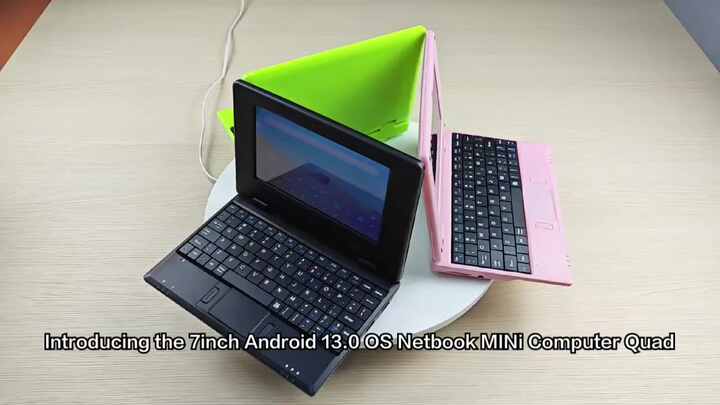 7-Inch Android 12.0 A133Plus Mini Laptop for Kids - 2GB/32GB Pocket ...