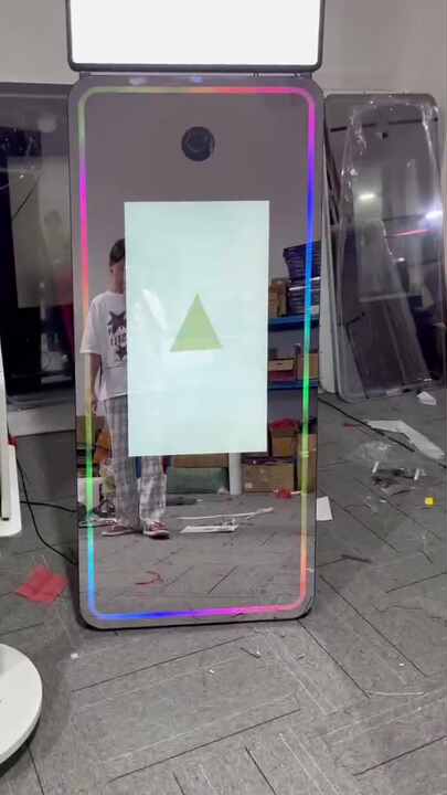 Digital 2023 Hot Sales Mirror Photo Booth Stretch Fabric Covers Mirror ...