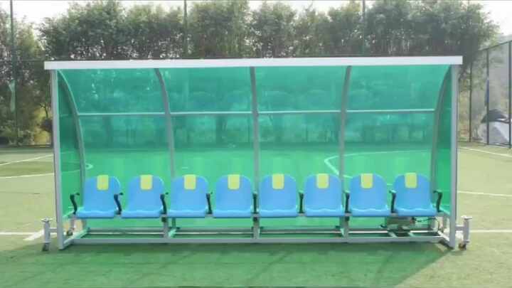 Portable Soccer Dugout Bench - Durable Player Seats in Multiple Colors ...