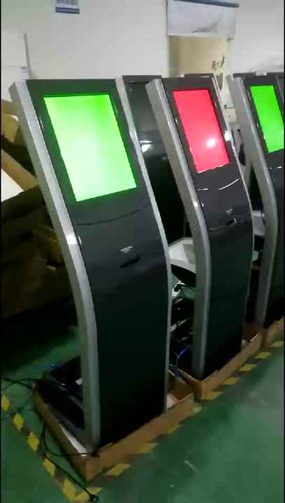 Bank/hospital Ir Touch Screen Queuing System Ticket Dispenser Queue ...