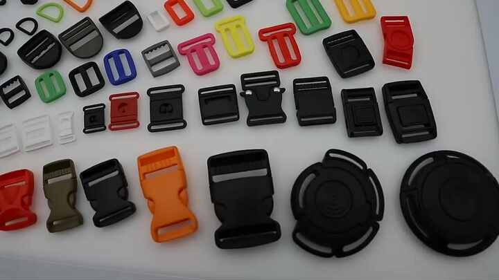 25*20mm KAM Plastic POM 3-way Tri-glide Buckle Strap Adjustable Slider ...