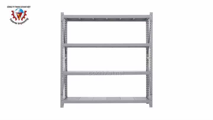 Viet Mechanical Factory Metal Boltless Stacking Rack Industrial ...