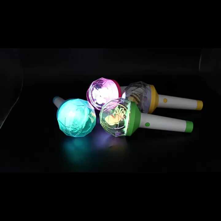 Japan Koran Kpop Custom LOGO 15 Colors LED Light Stick Cheering Hand ...