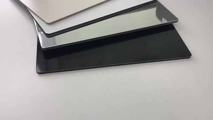AIYIA PVDF/PE/stone/wooden/yellow/red/mirror Alucobond Nano Fireproof ...
