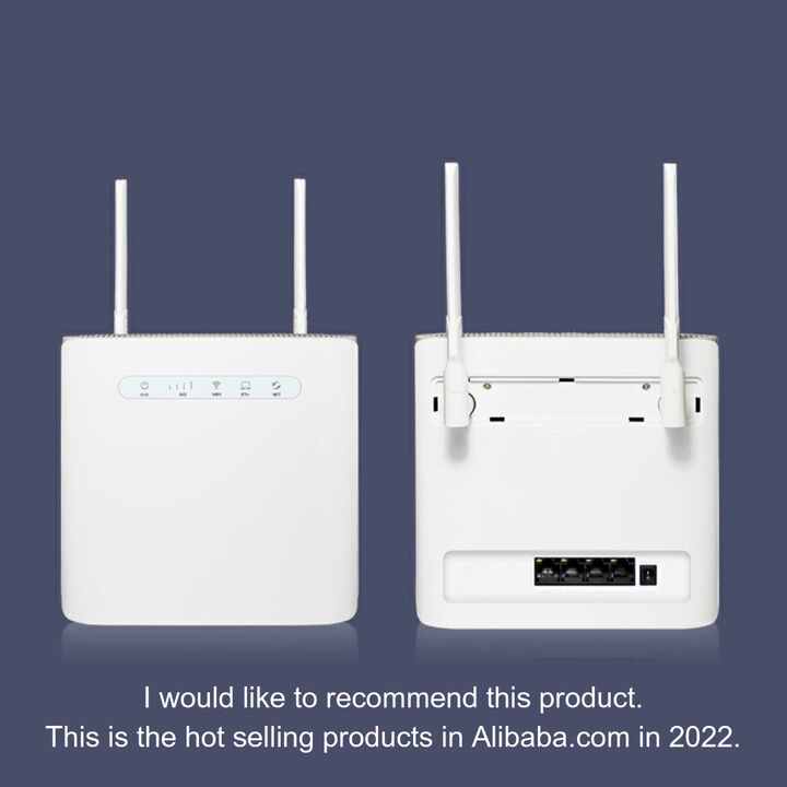 Universal Wireless 4G Cpe Wifi Router 2 Antenna 300Mbps 4G Lte Modem ...