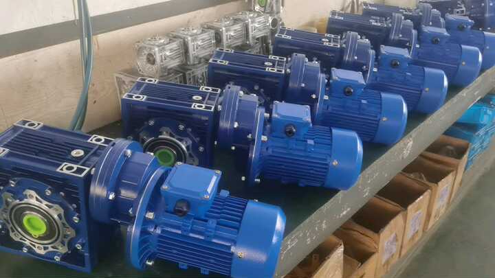 NMRV Series Aluminum Mechanical Worm Gearbox Reducer NMRV030 NMRV040 ...