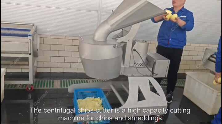 2 tons Potato Cutting Machine Automatic Potato Chips Slicing Machine ...