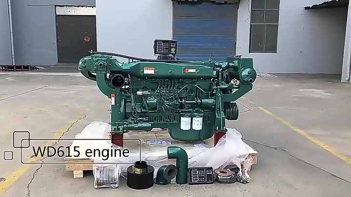 Sinotruk Wd615 Series Water Cooled Wd615.23c01 Marine Diesel Engine For ...