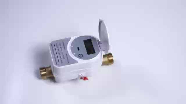 Smart Ultrasonic Water Flow Meter with Tuya Zigbee App Control