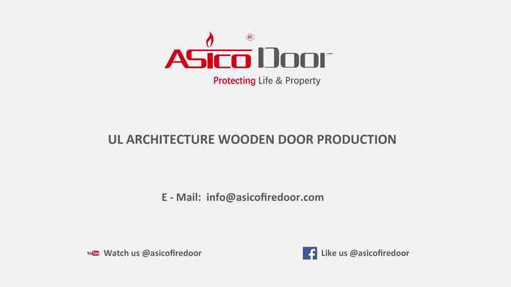 ASICO Wood Fire Rated Doors - Durable & Safe Solutions