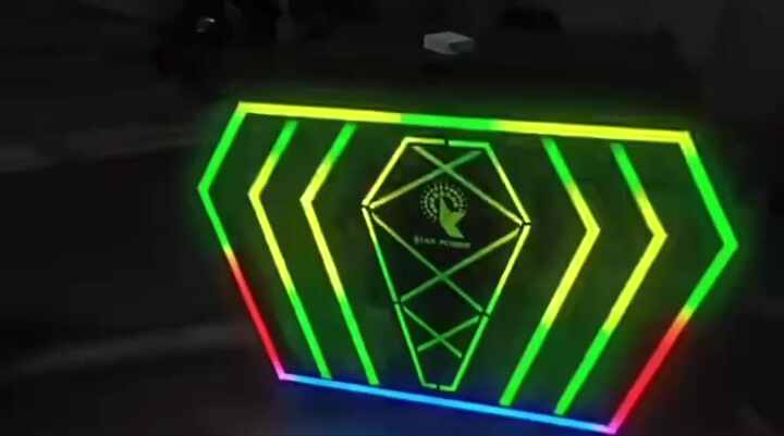 Acrylic DJ Table Disc Table KTV Bar DJ Mixer Nightclub LED Lighting ...