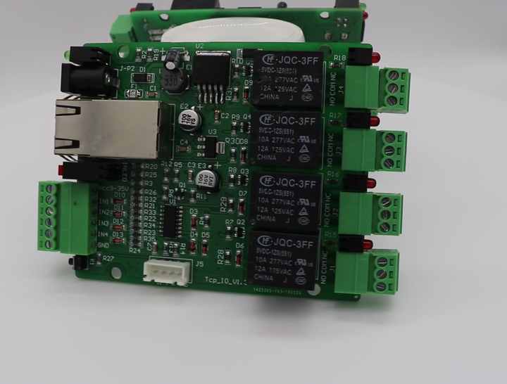 4 Channel Ethernet Relay Controller for Smart Home Automation | IoT TCP/IP Development Board ...