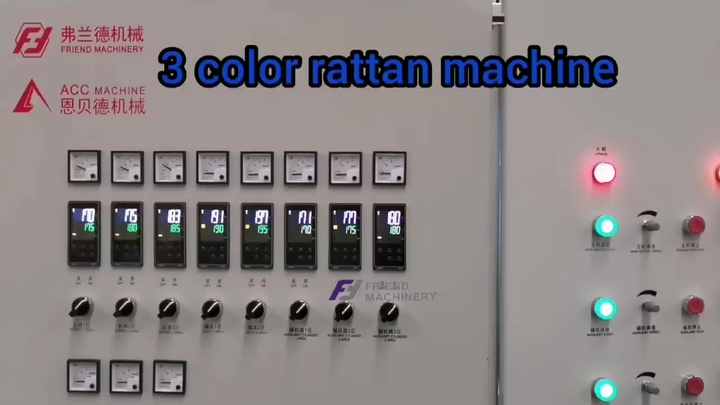 high speed Plastic artificial rattan making machine/PVC PE rattan ...