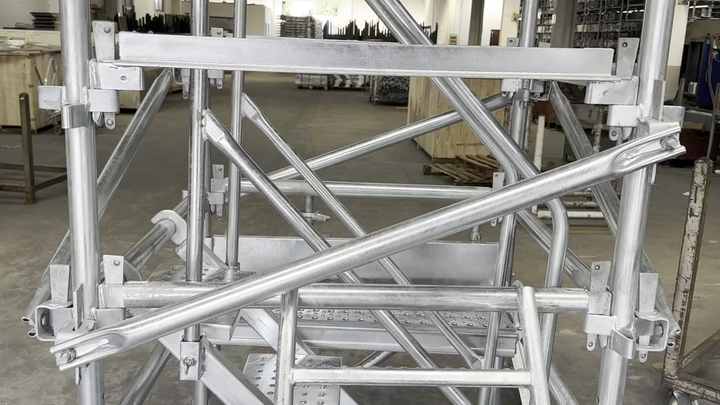 Kwikstage Metal Scaffolding System With Plank For Construction HDG ...