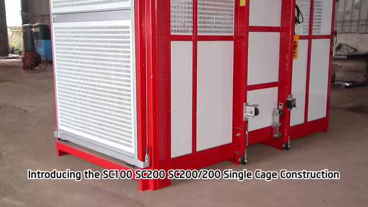 SC200 Construction Elevator Lifters New Small Elevator for Construction ...
