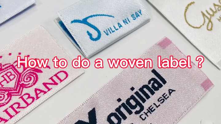 Organic Cotton Fabric Tag Clothing Labels Woven Label for Apparel