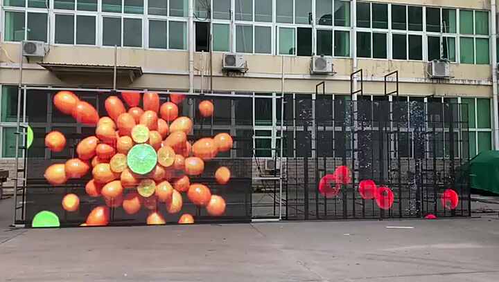 Full Color LED Display Panels for Transparent Window Advertising
