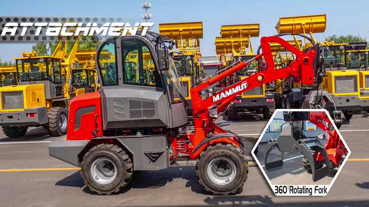 Mini Wheel Loader for Agriculture - 1 Ton Compact Loader