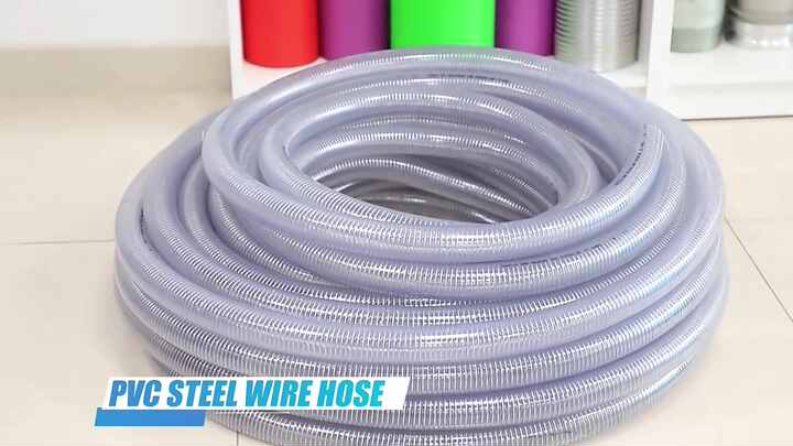 Flexible Corrugated Transparent Clear PVC Duct Hose For Dust Extraction ...