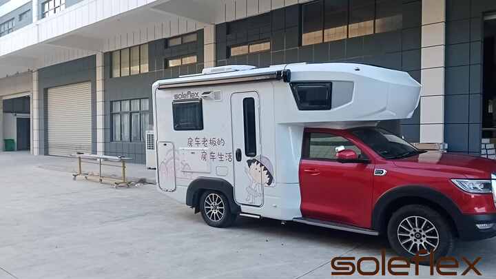 Soleflex S27 Side Mounted RV Awning - Waterproof Manual Control Sun ...