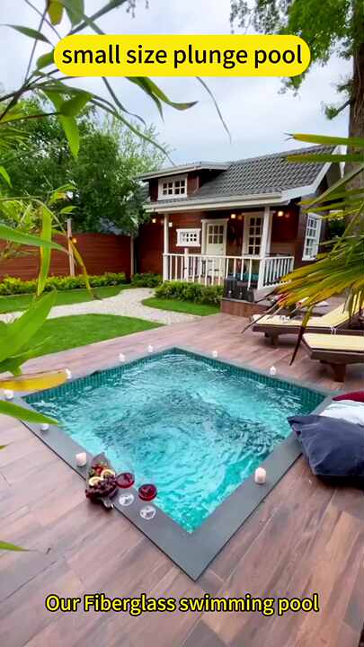 Outdoor Resort Kids Small Mini Piscina Jacuzzi Hot Plunge Tub Swim Spa ...