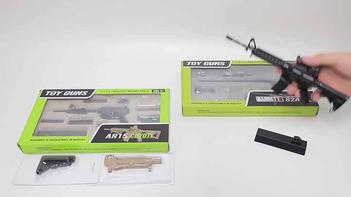 M4a1 Carbine Metal Gun Model - Realistic Assembly Toy