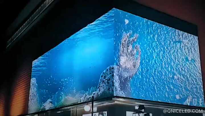 Outdoor Waterproof LED Video Wall - Customized 3D Display