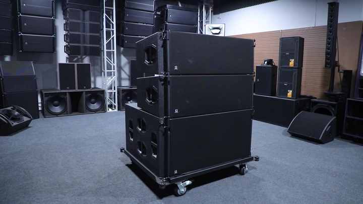 3 Way Dual 12 Inch Outdoor Concert Sound Speaker Line Array Active ...