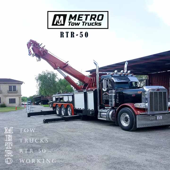 Metro 50 Ton Rotator Wrecker Tow Truck Body Kit for Sale