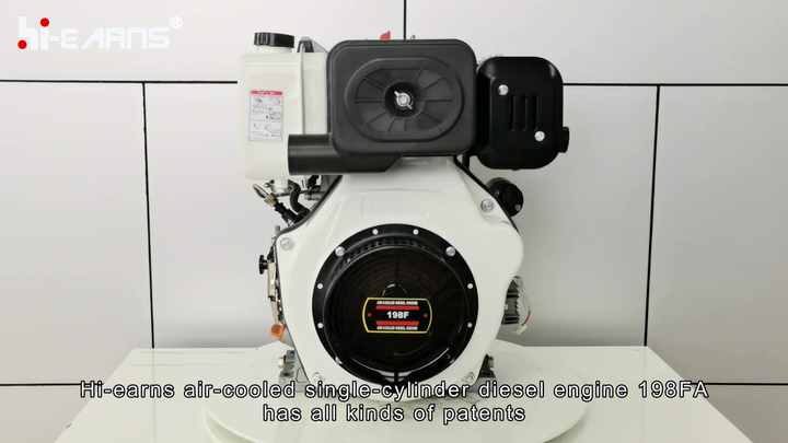 Hi-earns 178F 6hp Diesel Engine - High Productivity & Euro 5