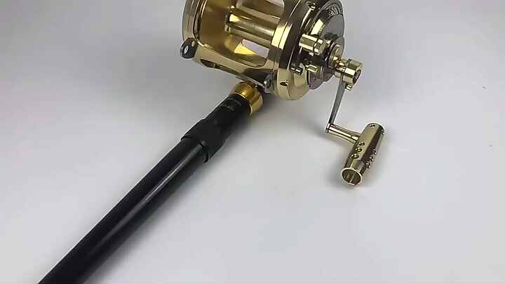 Topline Saltwater Fishing Trolling Reel 50W - Two-Speed, Corrosion ...