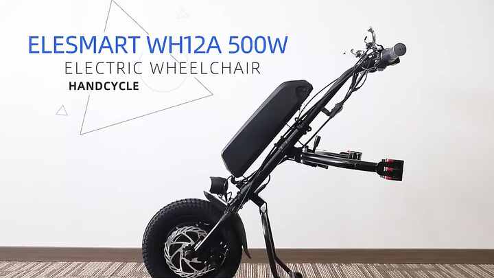 Elesmart Stock Model 36v 500w 11.6ah Electric Handcycle for Wheelchair ...