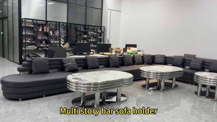 Luxury Leather Sofa for Nightclub - Customizable & Stylish