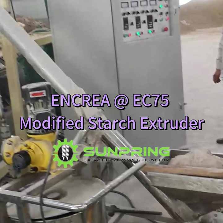 Sunpring Modified Starch Equipments Modified Starch Process Machine Oil ...