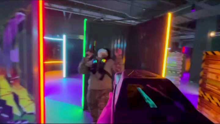 UFO Laser Invader Arena - Ultimate Outdoor Game Experience