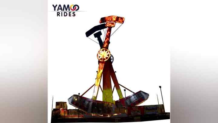 Fun Fair Carnival Arm Swing Meteor Hammer Twin Twister Kamikaze Ride ...