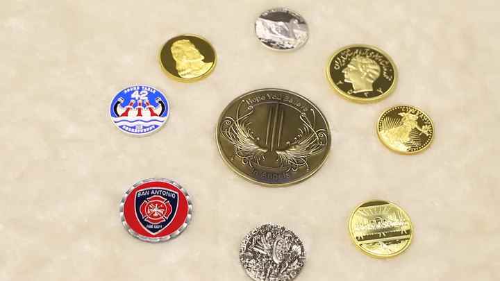 Custom Two-Tone Coin Souvenirs - Perfect for Any Occasion